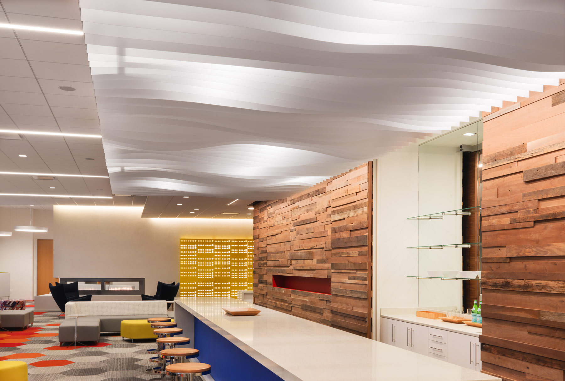 3D Ceiling Panels & Tiles - Arktura Atmosphera® Analog 3D