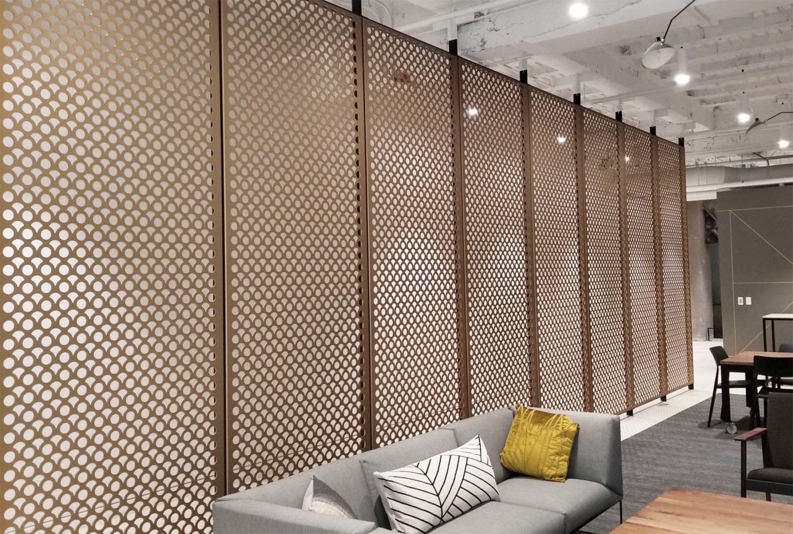 Interior Perforated Metal Panels - Graphic Perf® Photoreal Interior