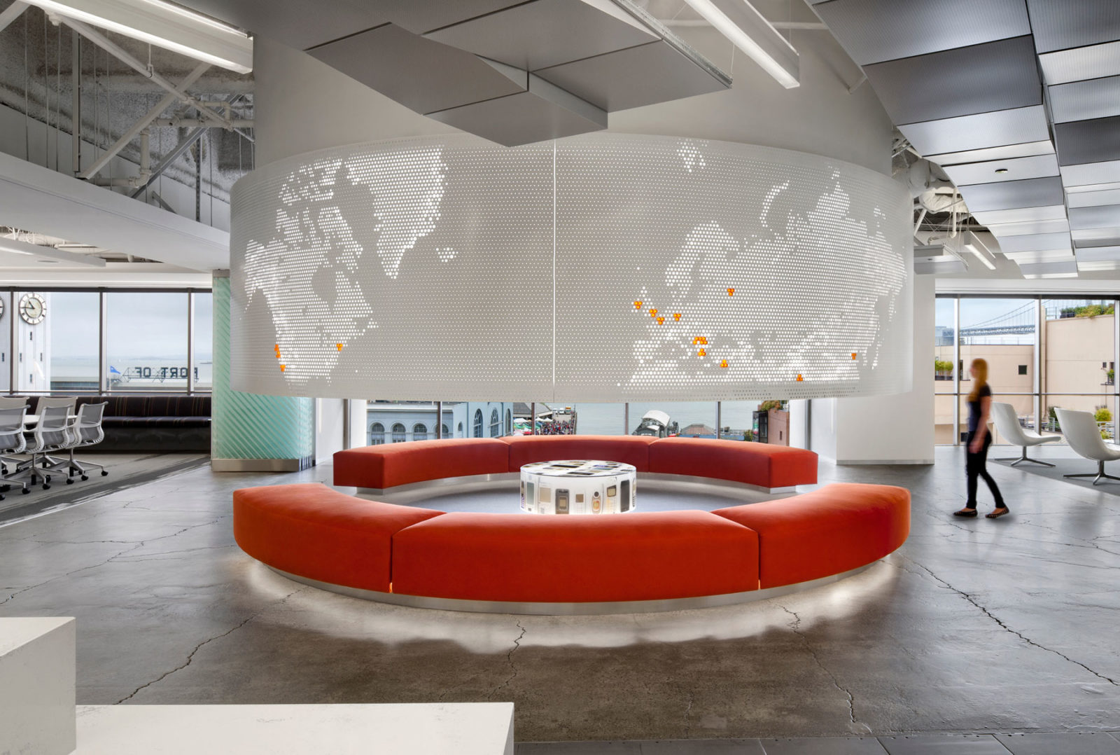 Interior Perforated Metal Panels - Graphic Perf® Photoreal Interior