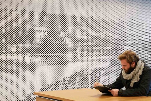 Interior Perforated Metal Panels - Graphic Perf® Photoreal Interior