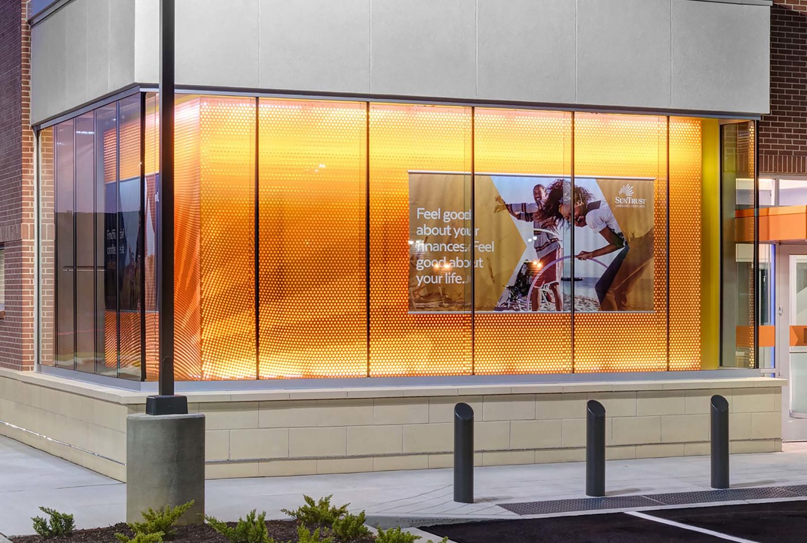 Interior Perforated Metal Panels - Graphic Perf® Photoreal Interior