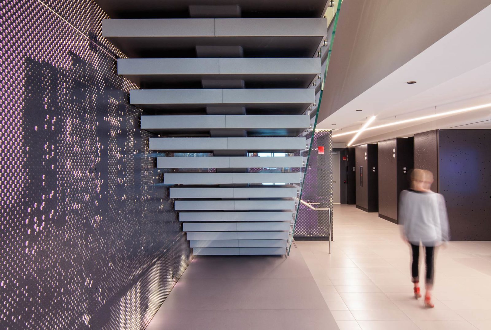 Interior Perforated Metal Panels - Graphic Perf® Photoreal Interior