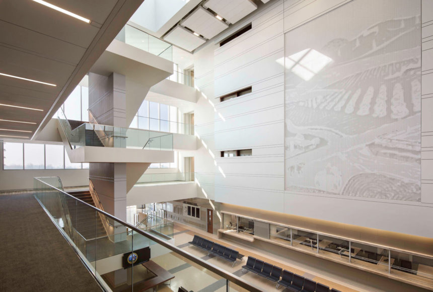 Interior Perforated Metal Panels - Graphic Perf® Photoreal Interior