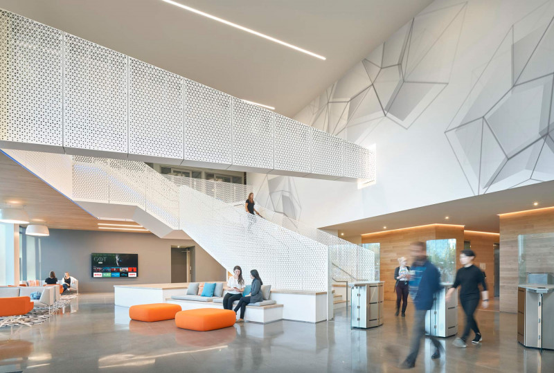 Interior Perforated Metal Panels - Graphic Perf® Photoreal Interior