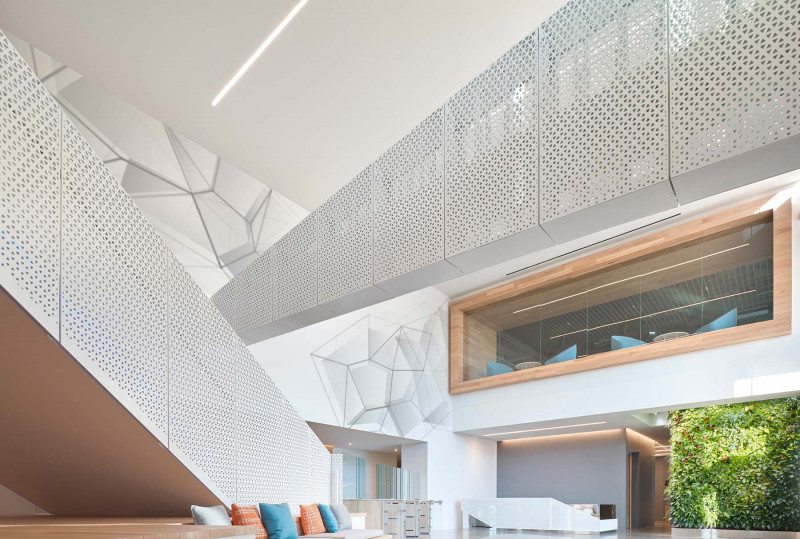 Interior Perforated Metal Panels - Graphic Perf® Photoreal Interior