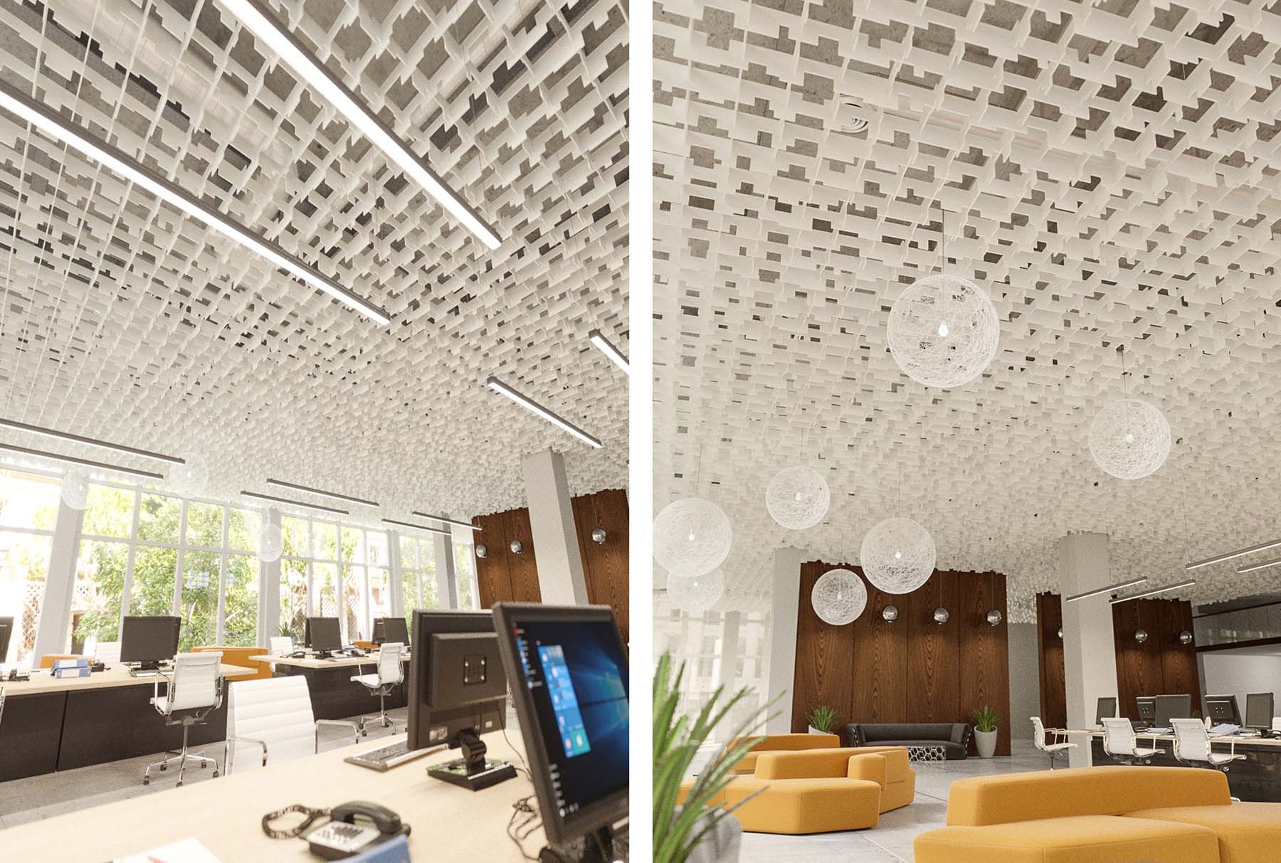 Arktura SoftGrid® - Skyline - Standard Ceiling Systems - Acoustical