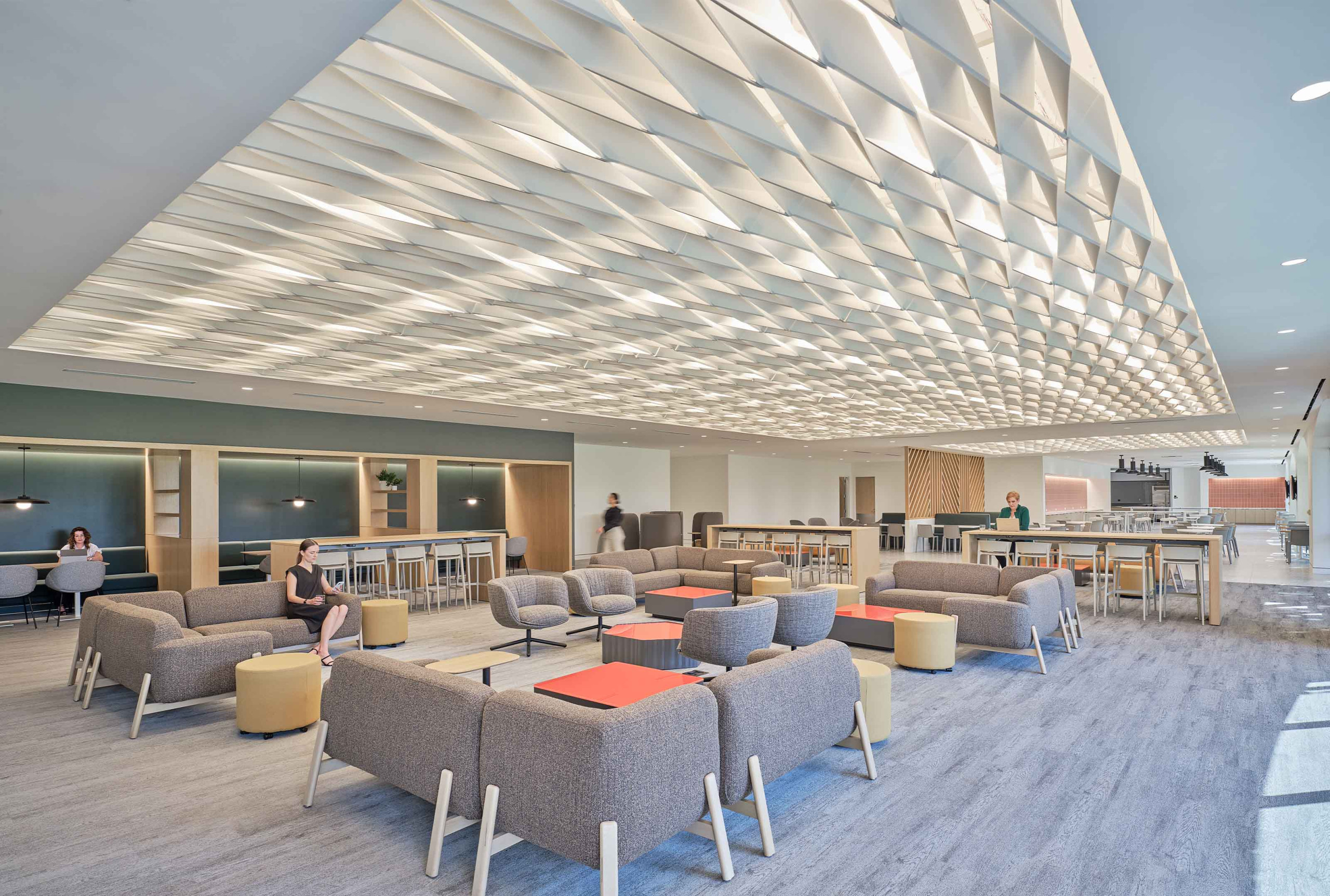 Ceiling Baffles Preconfigured and Adaptive - Arktura