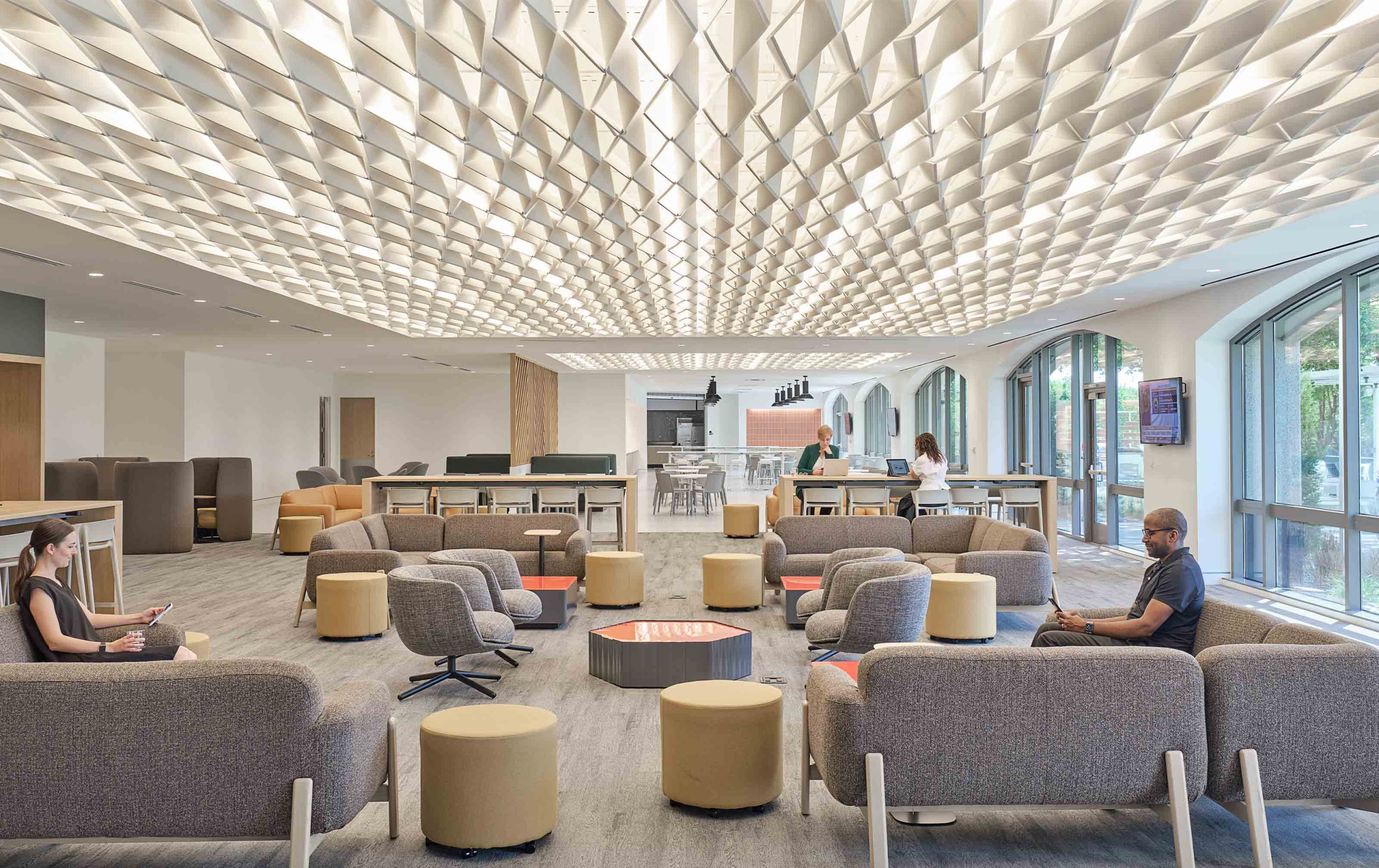 Modular Acoustic Ceiling System - Arktura SoftFold®