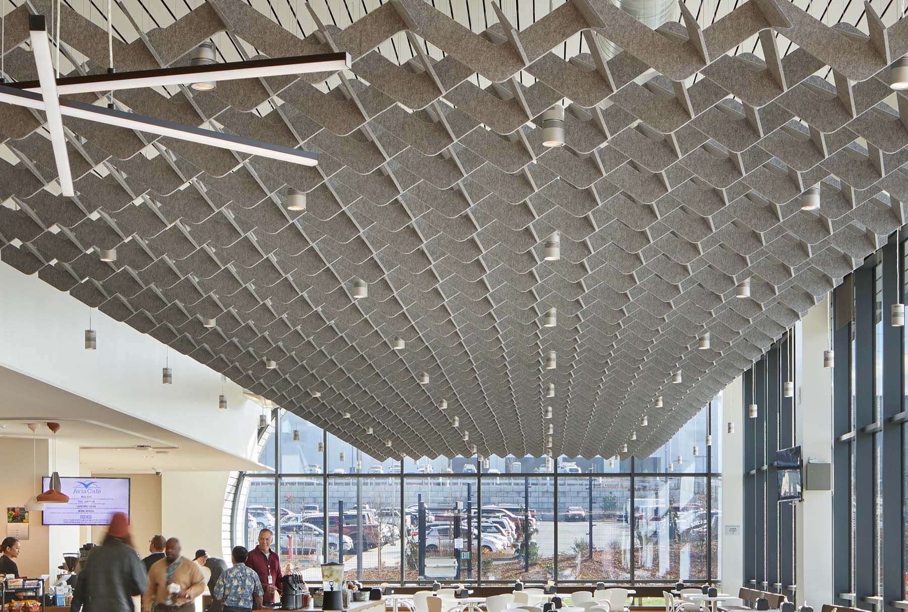 Arktura SoftGrid® - Wave - Standard Ceiling Systems – Acoustical