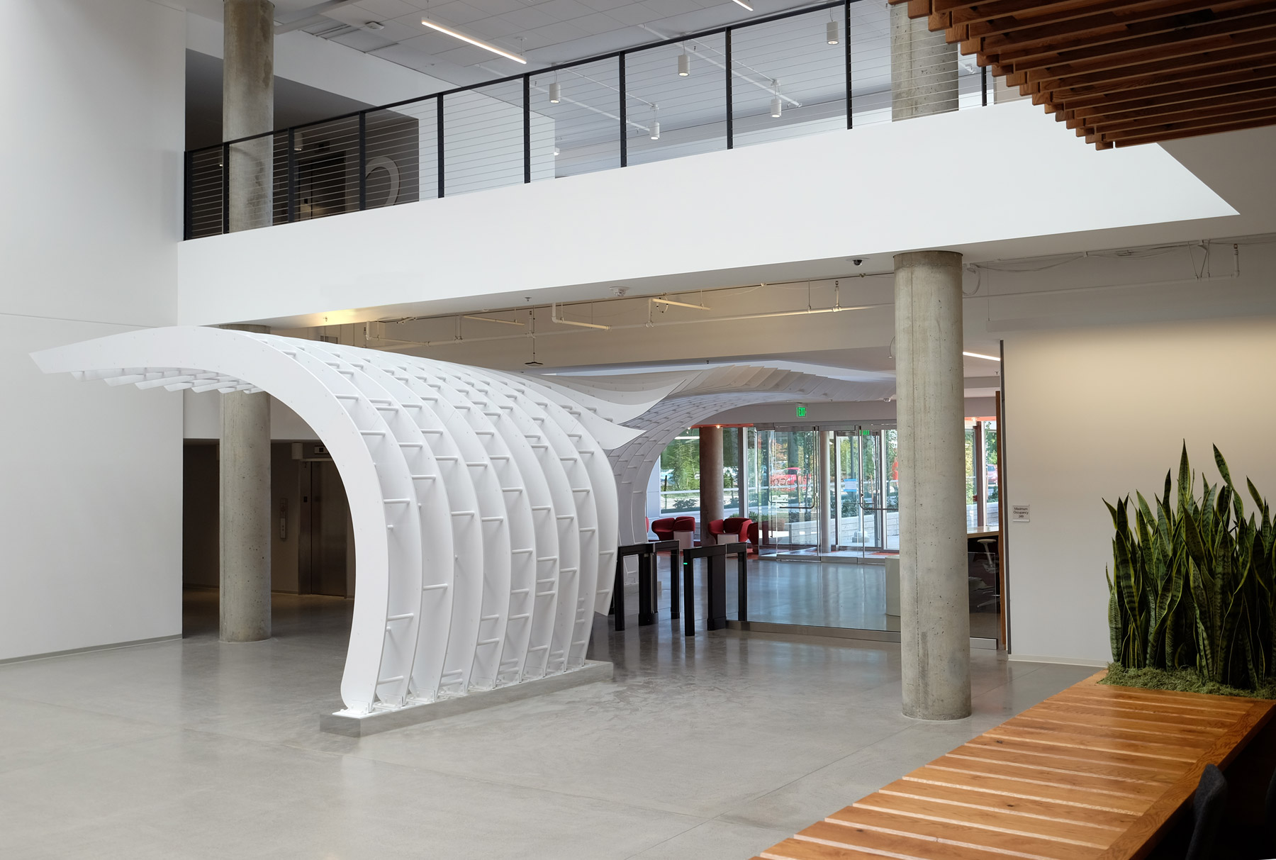 Interior Canopy | Entry Portal, Microsoft - Arktura