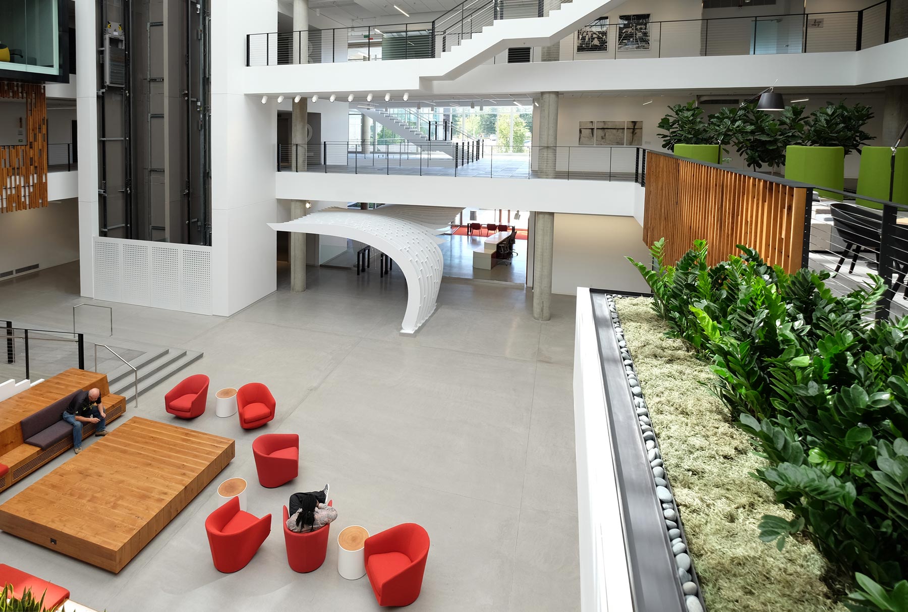 Interior Canopy | Entry Portal, Microsoft - Arktura