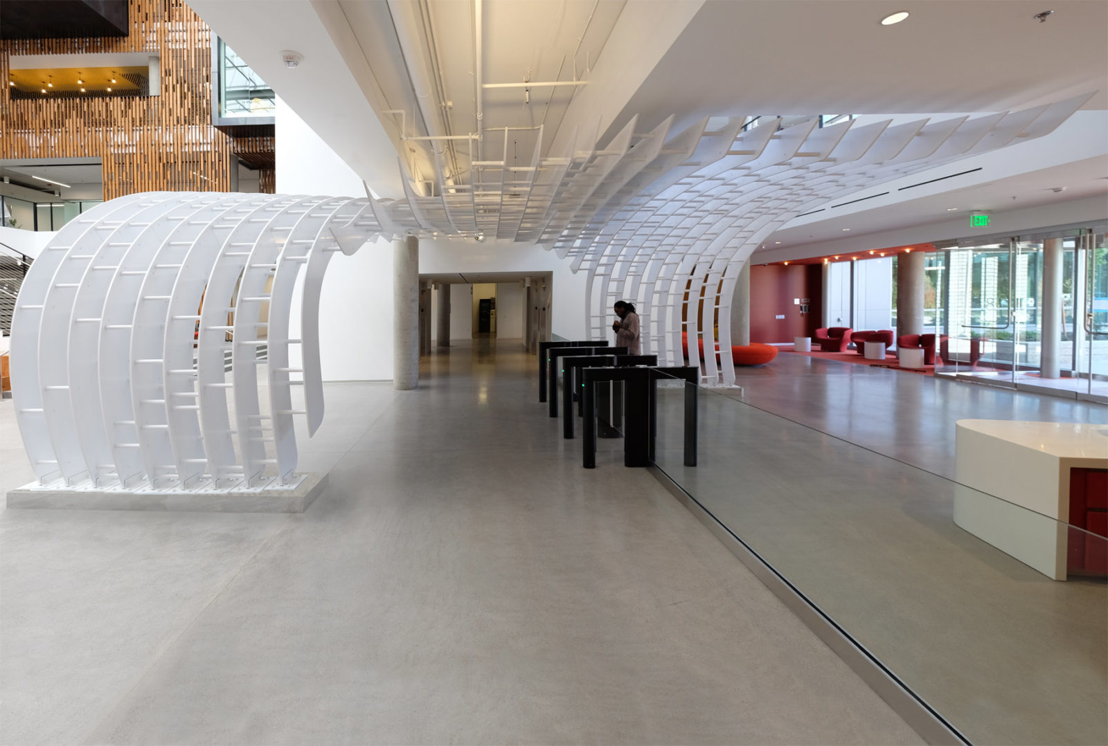 Interior Canopy | Entry Portal, Microsoft - Arktura