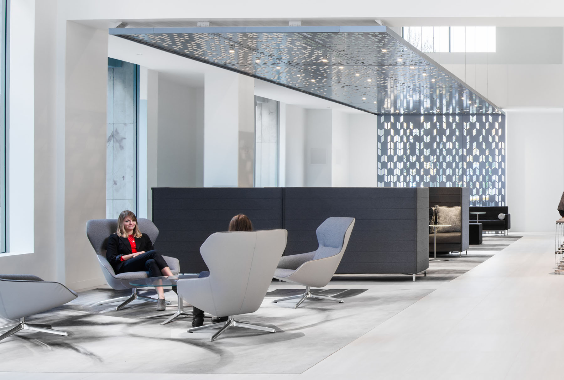 Arktura Solutions Studio® - Koin Lobby, Portland - Custom Ceiling