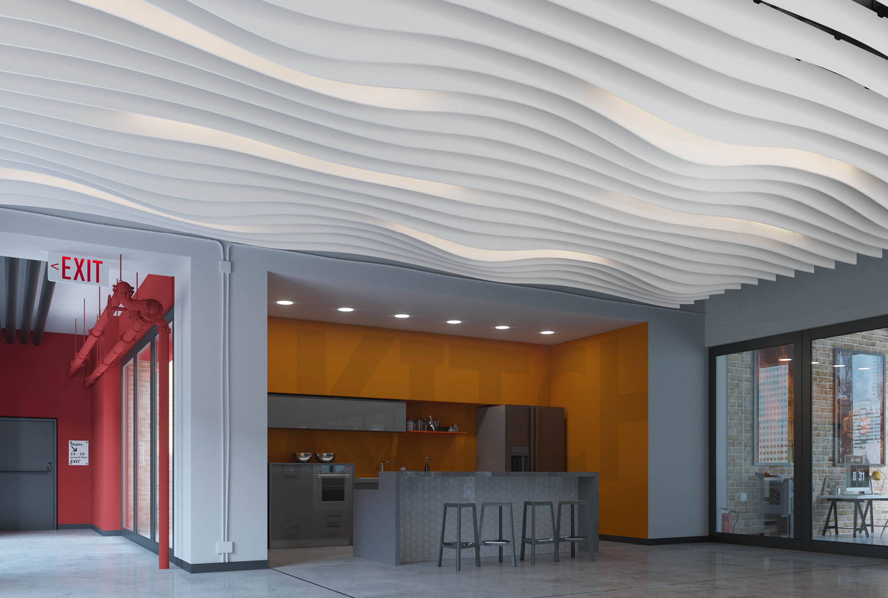 Arktura Atmosphera® Standard - Swell - Standard Ceiling Systems