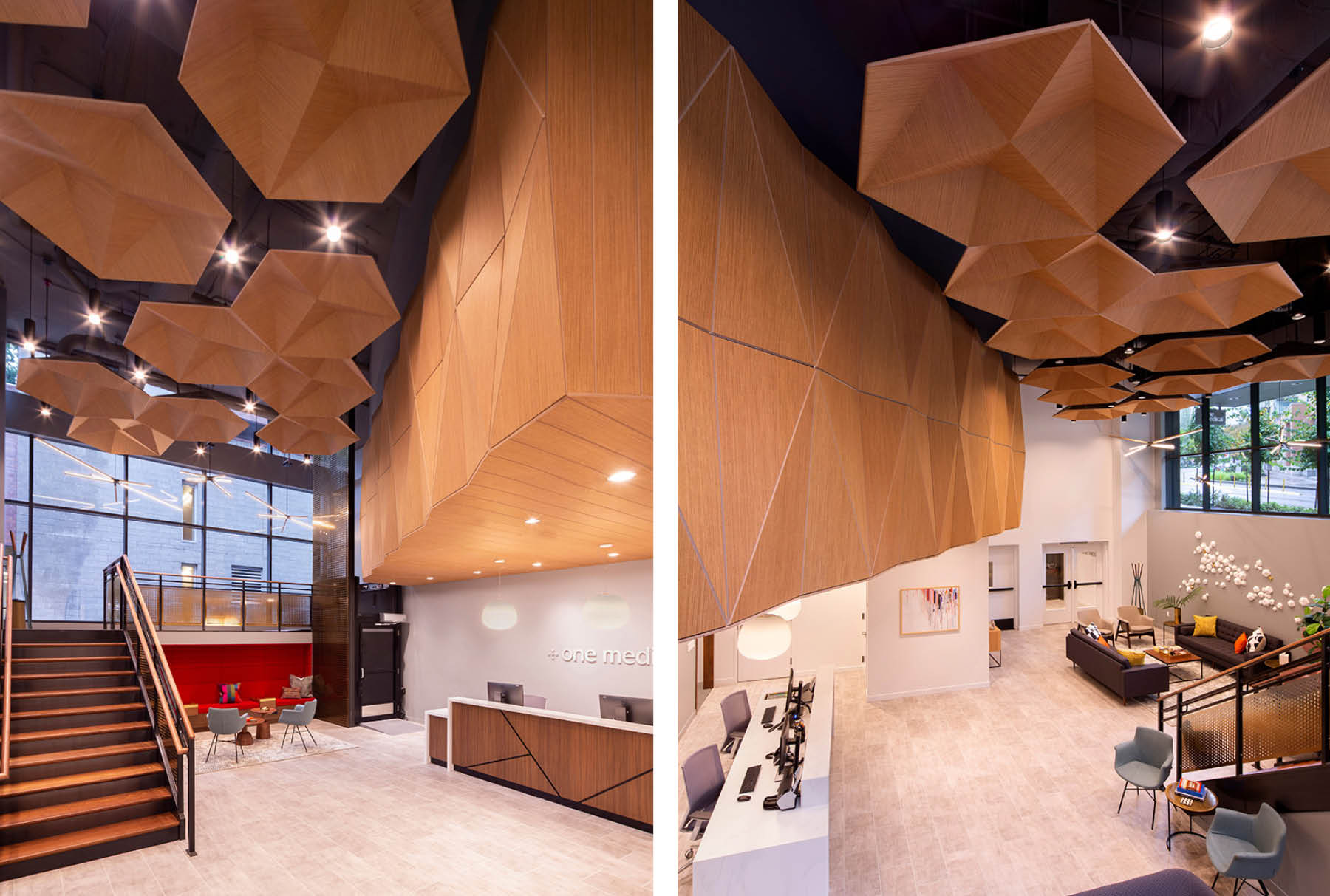 Hexagon Ceiling Panels - Arktura SoundStar®