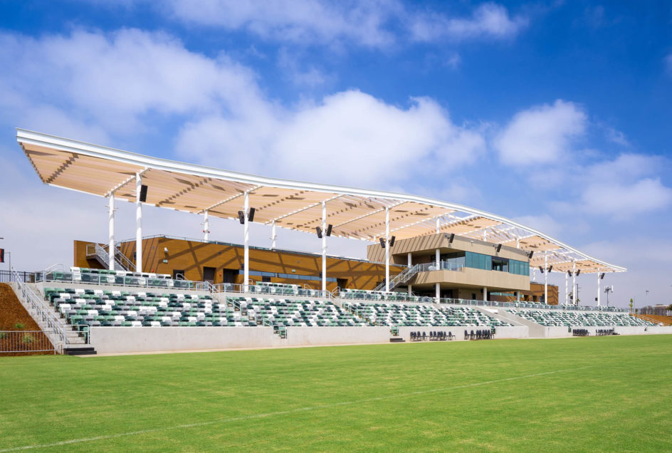 9 Exterior Canopy Panel and Baffle Options for a Commercial Building ...