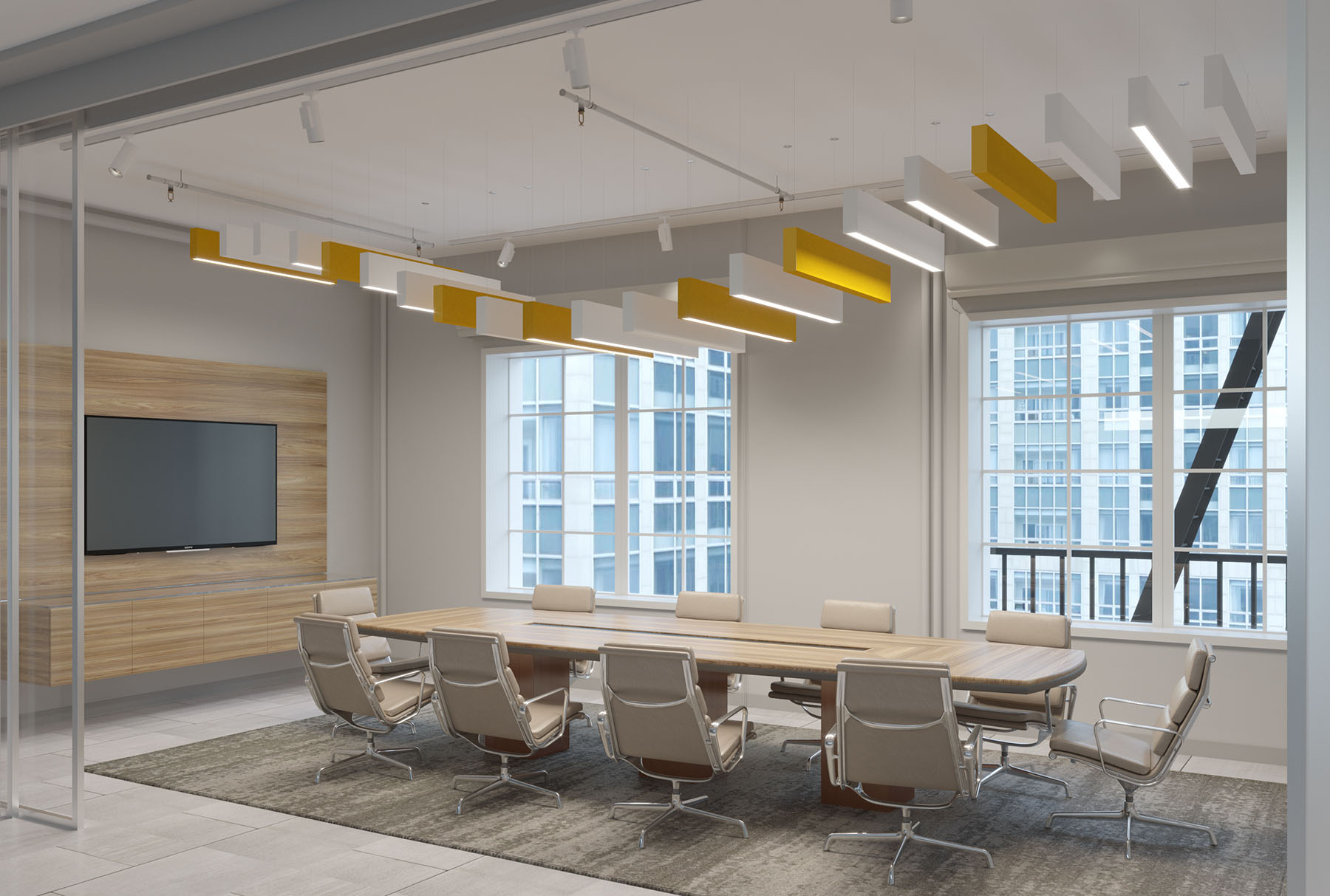 Acoustic Baffle & Lighting System - Arktura SoundBar®