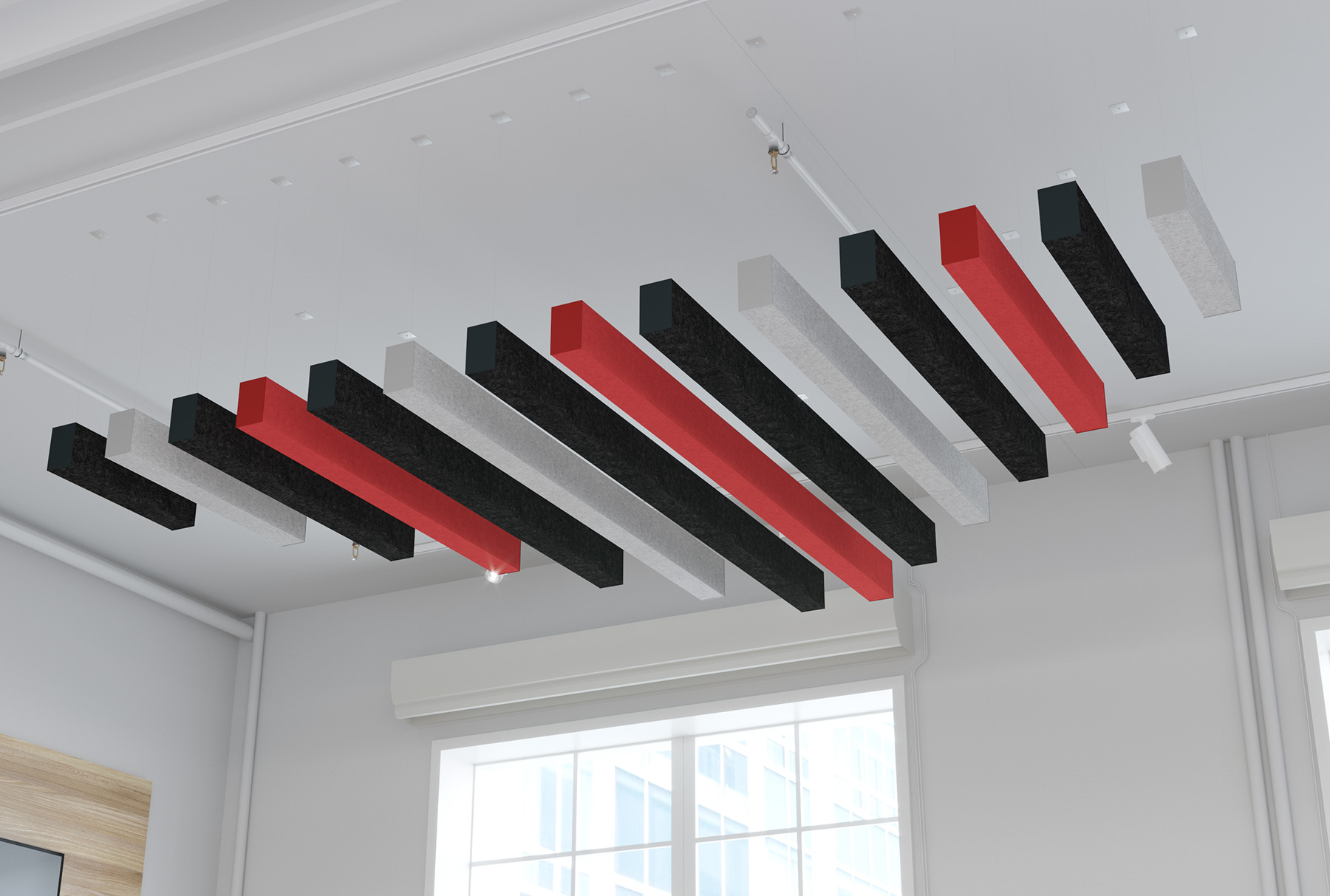 Acoustic Baffle & Lighting System - Arktura SoundBar®