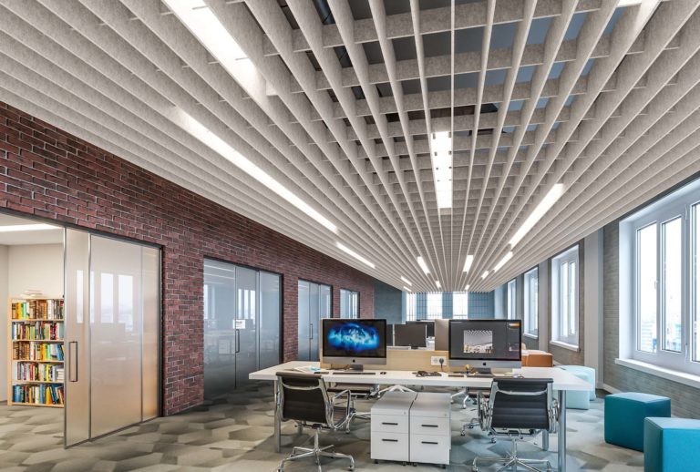 13 Office Ceiling Panel Design Ideas That Are Anything But Basic - Arktura