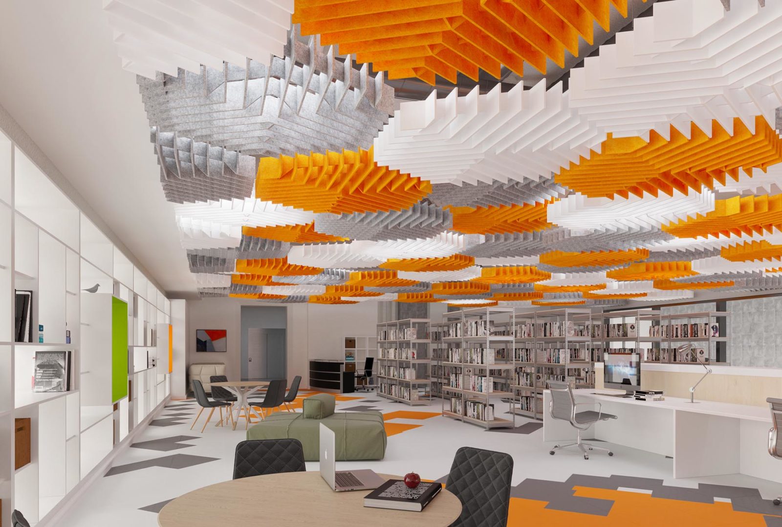 Introducing Hexagonal Modules to our SoftGrid® Acoustical Baffle Family ...