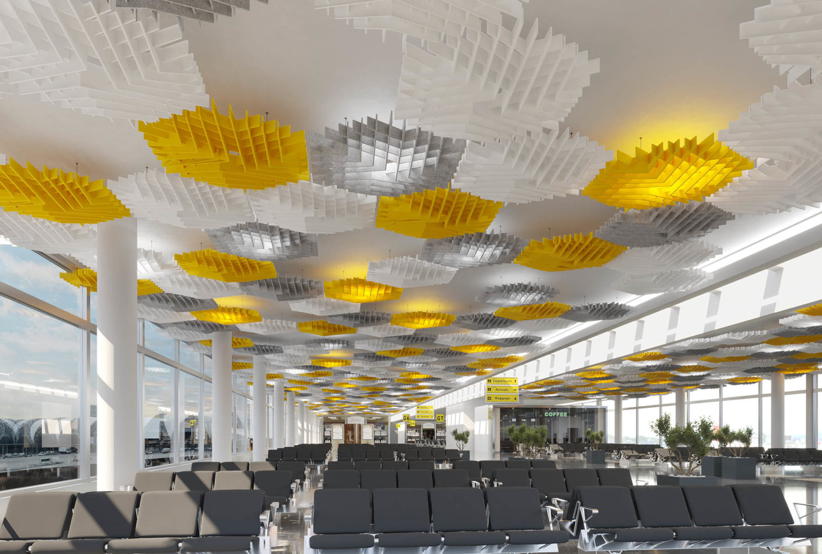 Introducing Hexagonal Modules to our SoftGrid® Acoustical Baffle Family ...