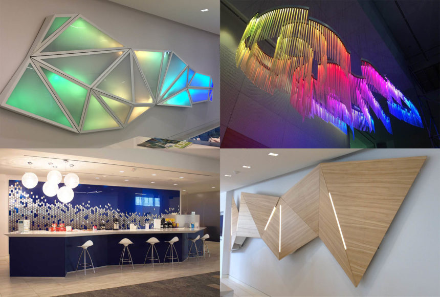 Sculpting Spaces - Feature Art & Lighting Elements for Corporate Campus ...