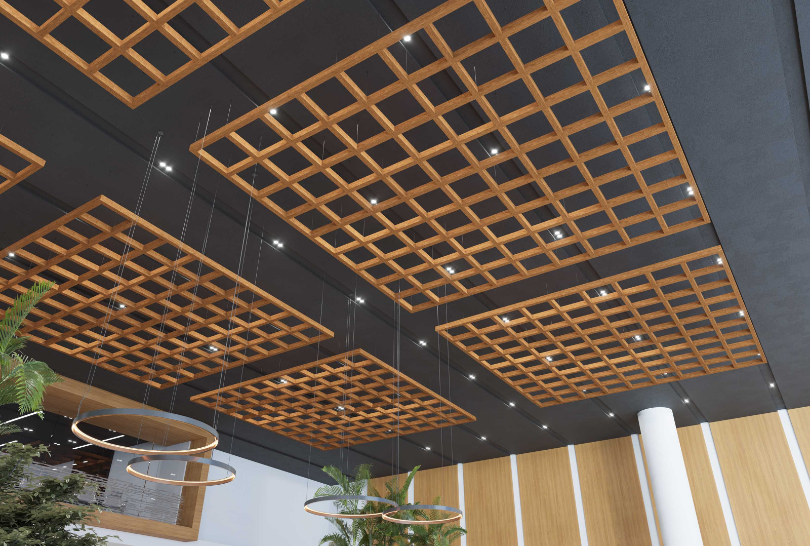 Acoustic Open & Closed Baffle System - Arktura SoftSpan®