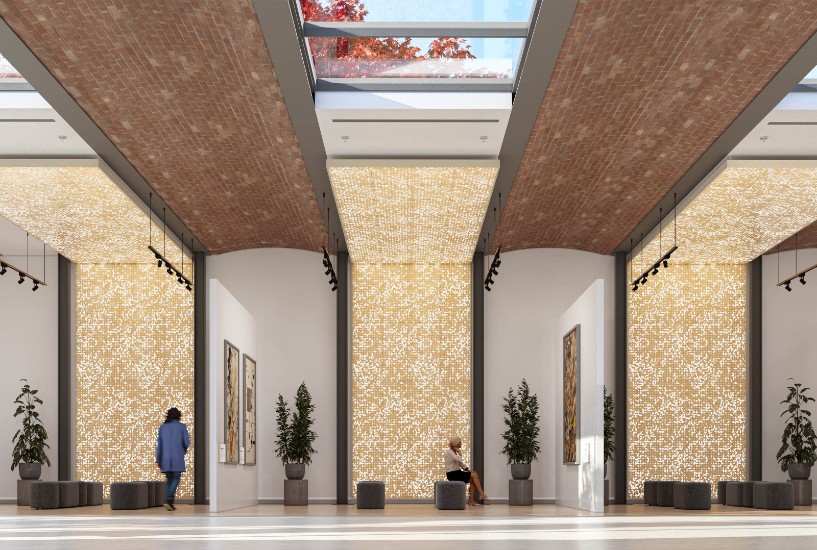 9 Colorful Wall and Ceiling Panel Ideas for Commercial Projects - Arktura