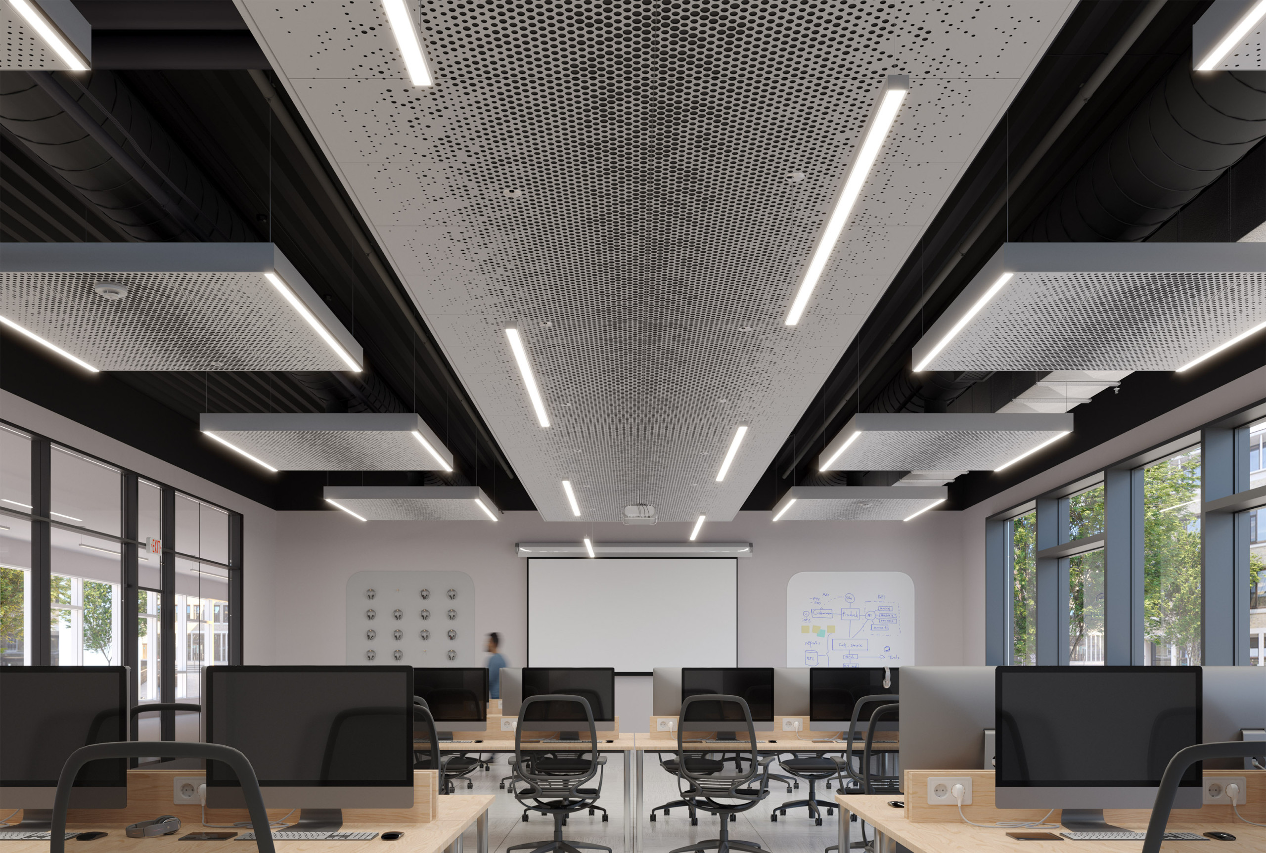 Torsion Spring Panel System - Arktura Vapor® Trail