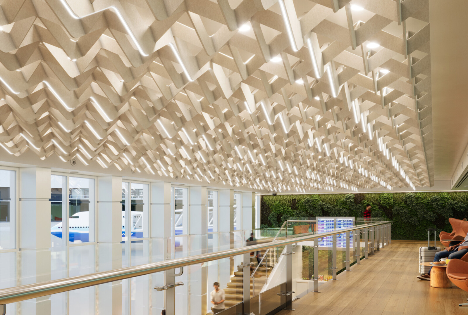 Wave Acoustic Panels - Arktura SoftGrid® WAVE